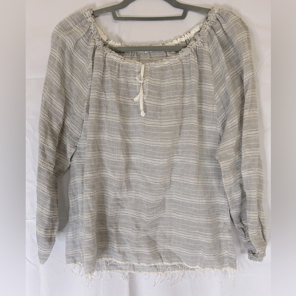 Lemlem | Tops | Nwot Lemlem Tikuri Blouse Cotton Gauze Fringed Hem In ...